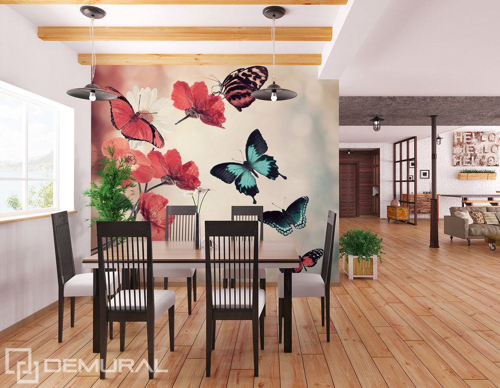 Fiery interior – a little bit of red and much more - Demural blog ...