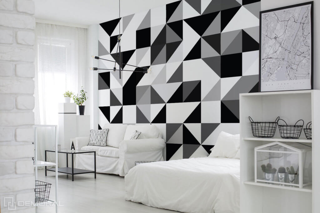 Geometry on the wall – a geometrical theme - Demural blog - Wall Murals ...